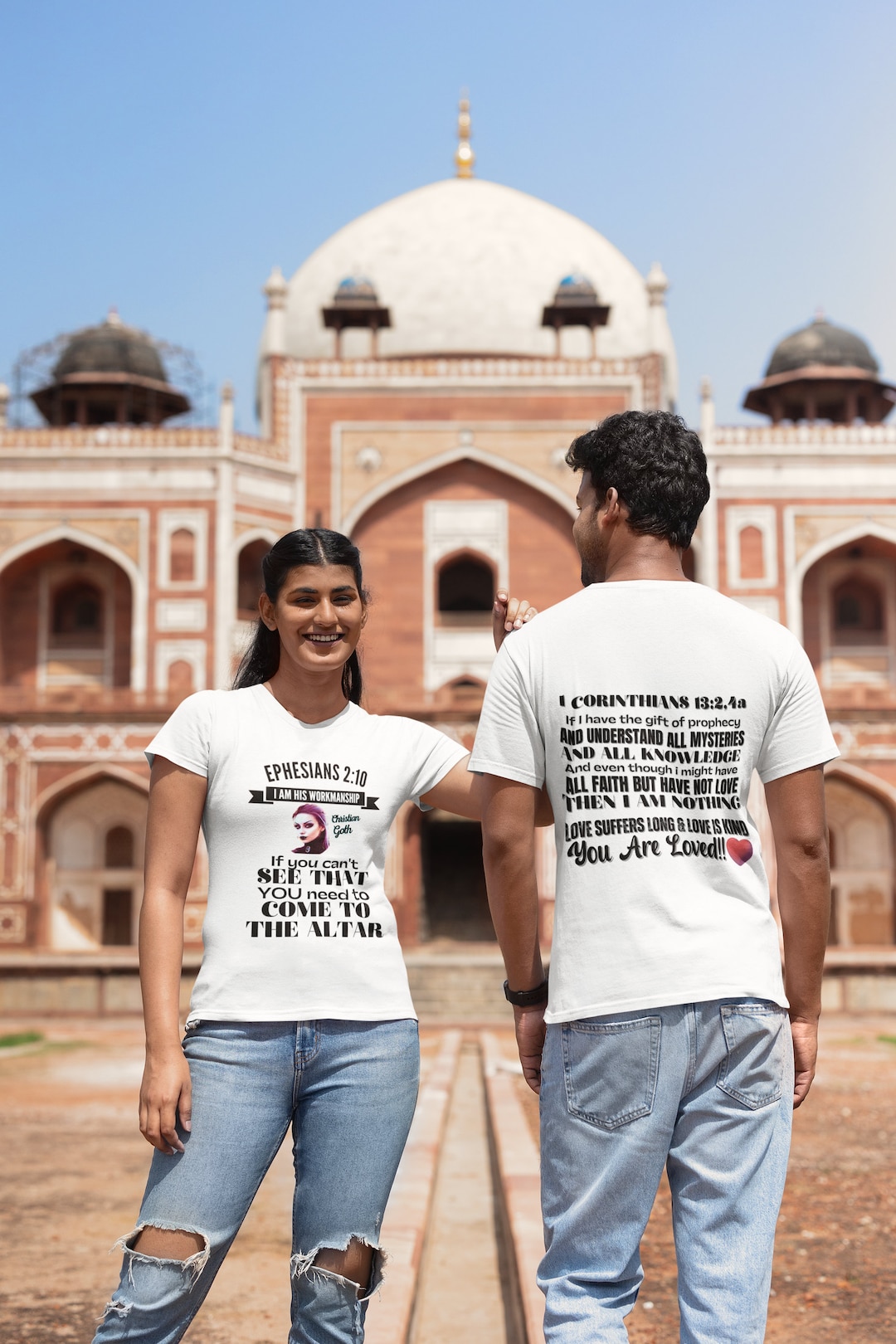 Christian Goth Tee Shirt,goth Christians,ephesians 2:10,his Workmanship ...