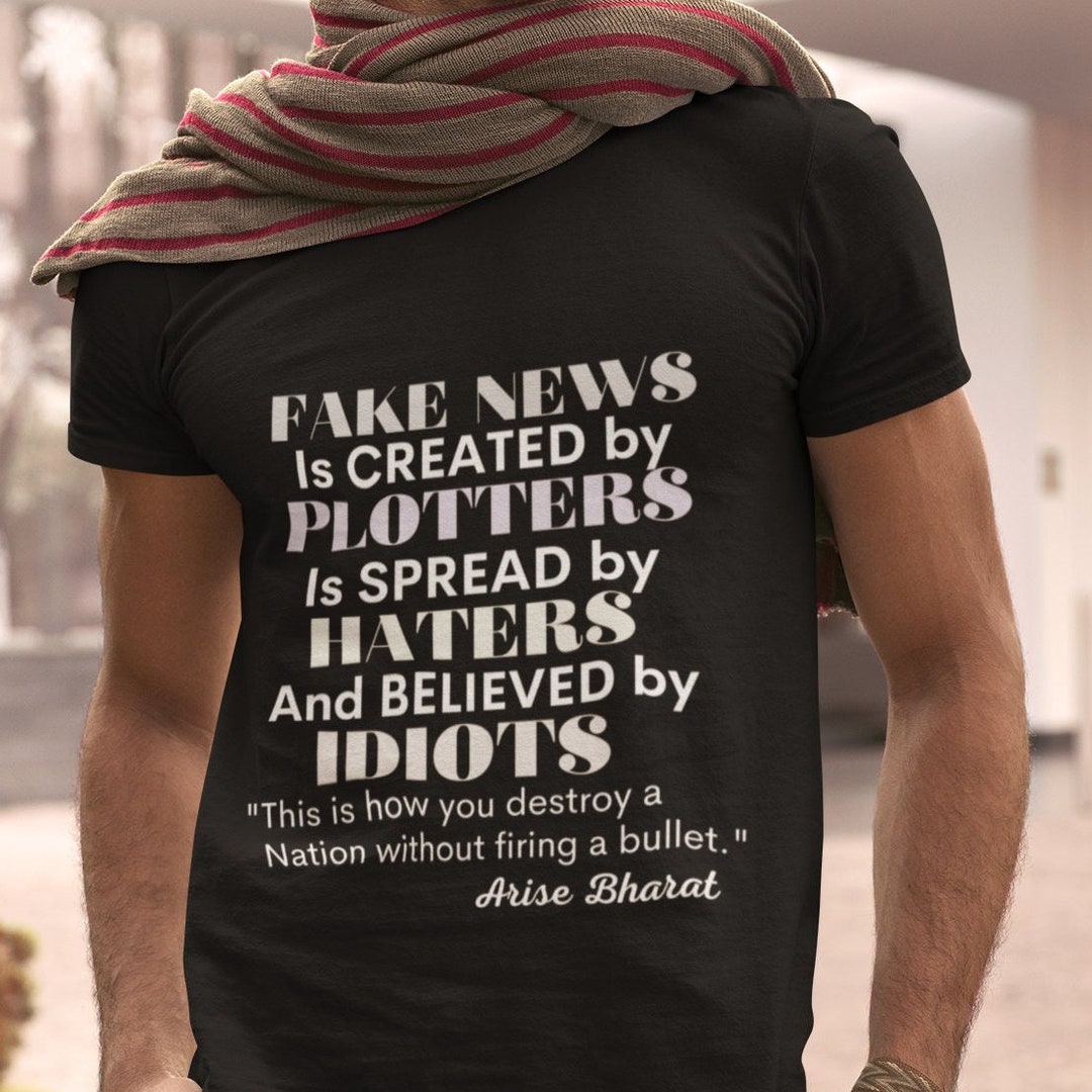 Fake News Tee Shirt,funny Conspiracy Theorist Tee Shirt,personalized ...