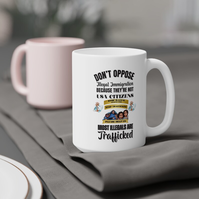 Trafficking Illegals Coffee Mug,modern Slavery,human Trafficking ...