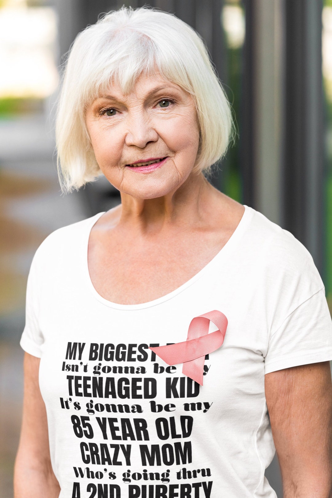 Crazy Older Mom Tee Shirt,groovy Older Ladies,older Rocker Chicks ...