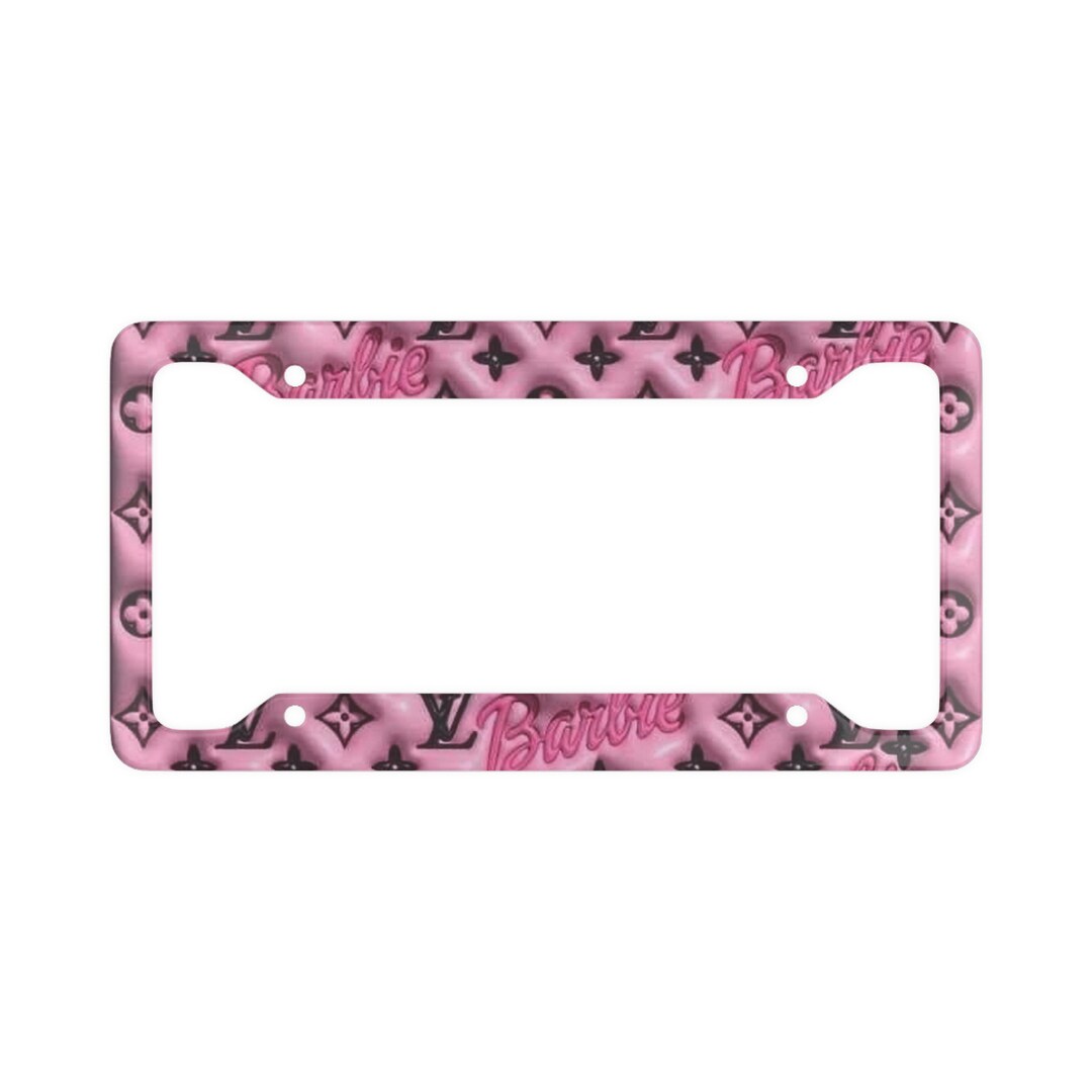 Barbie License Plate Frame - Etsy