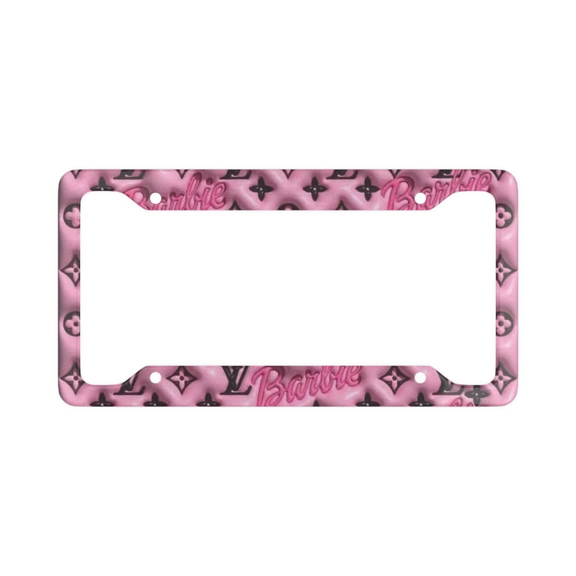 Barbie License Plate Frame - Etsy