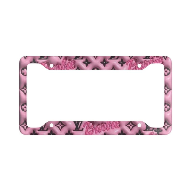 Barbie License Plate Frame - Etsy
