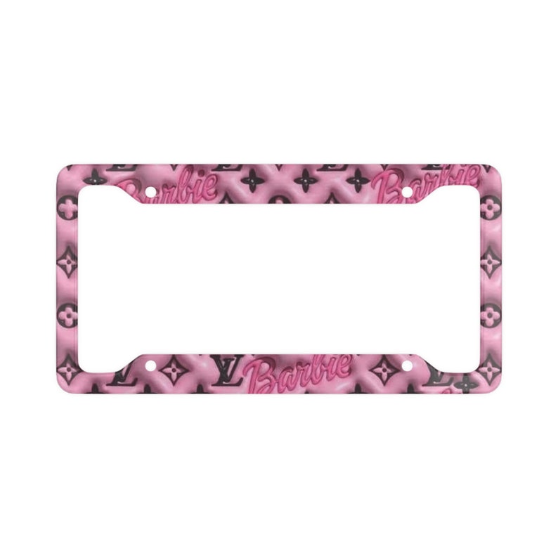 Barbie License Plate Frame - Etsy
