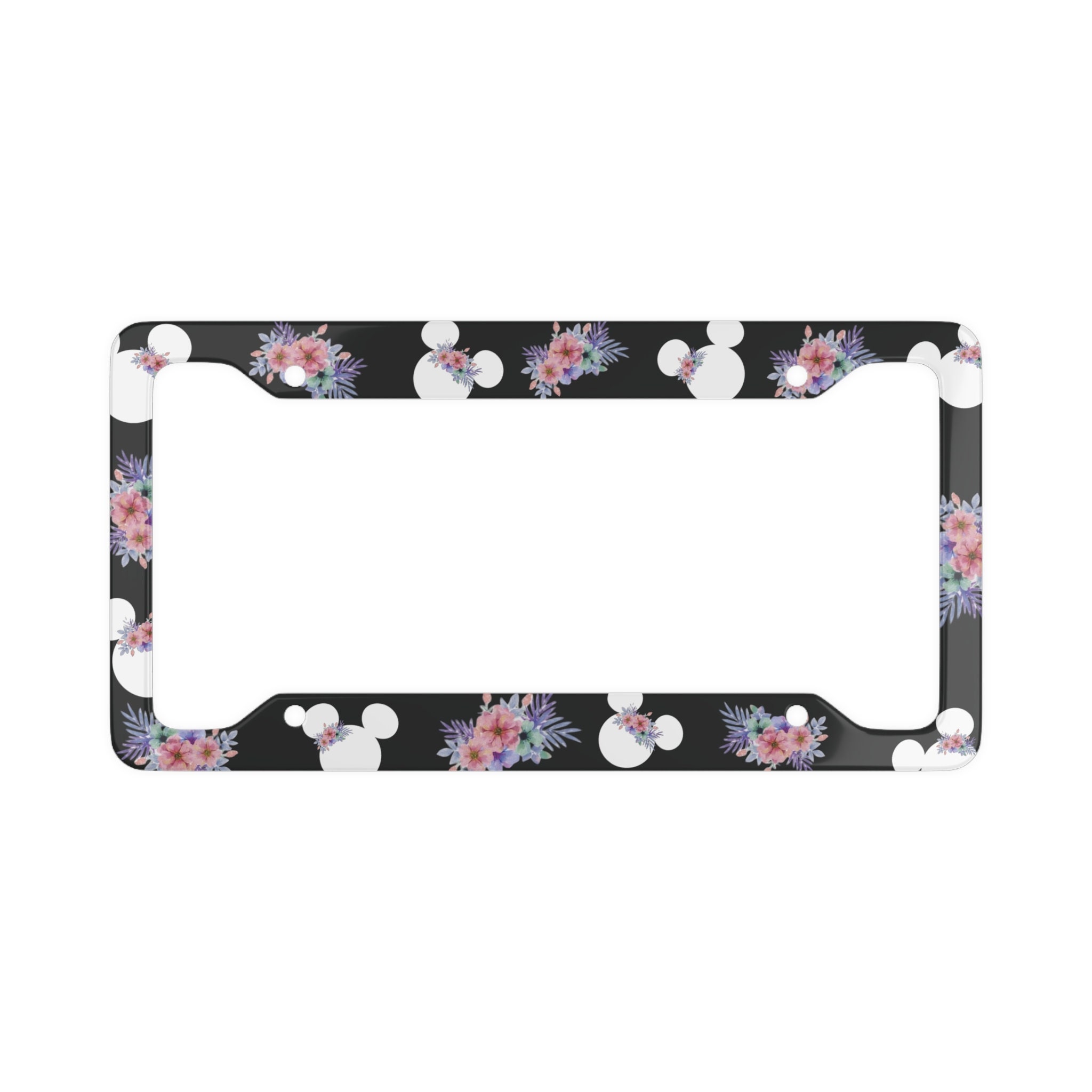 Final Copy of Copy of Black Disney License Plate Frame - Etsy