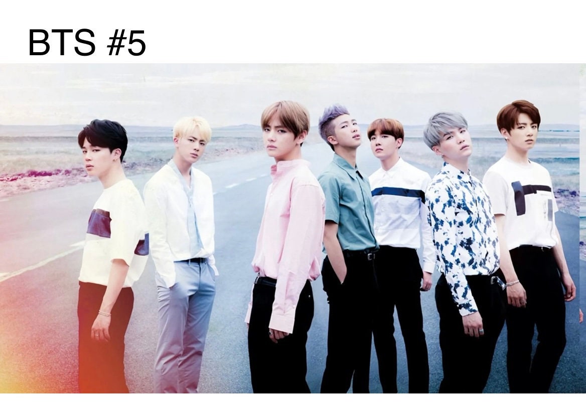 Bts/k-pop Group Acrylic Oil Painting - Accepting Custom BTS Painting ...