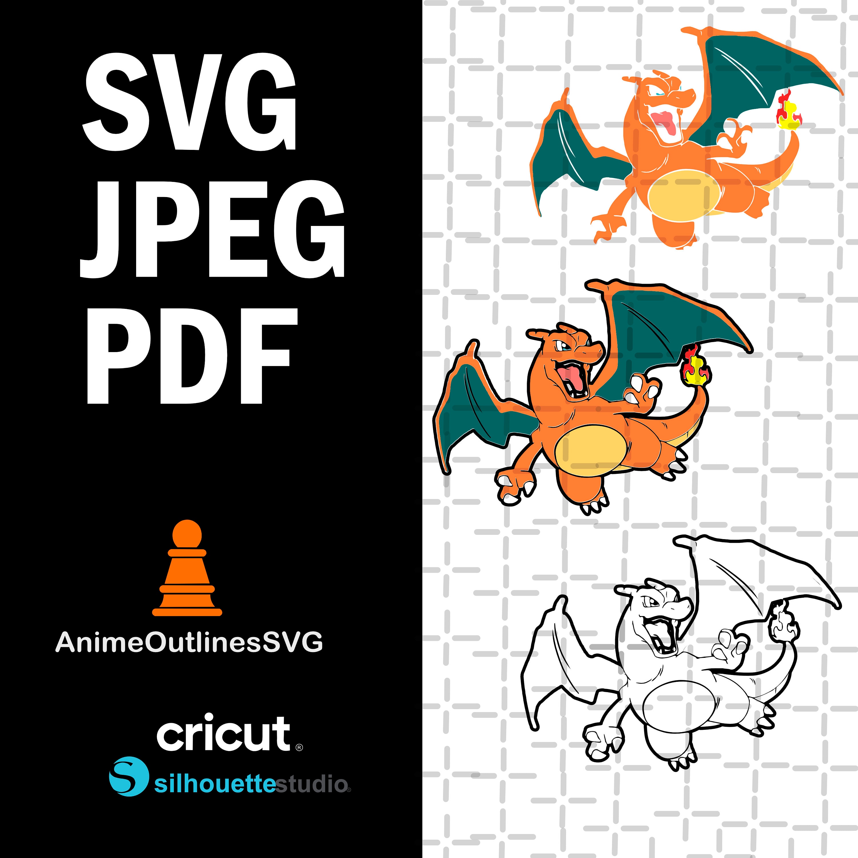 Charizard JPEG PDF SVG - Etsy