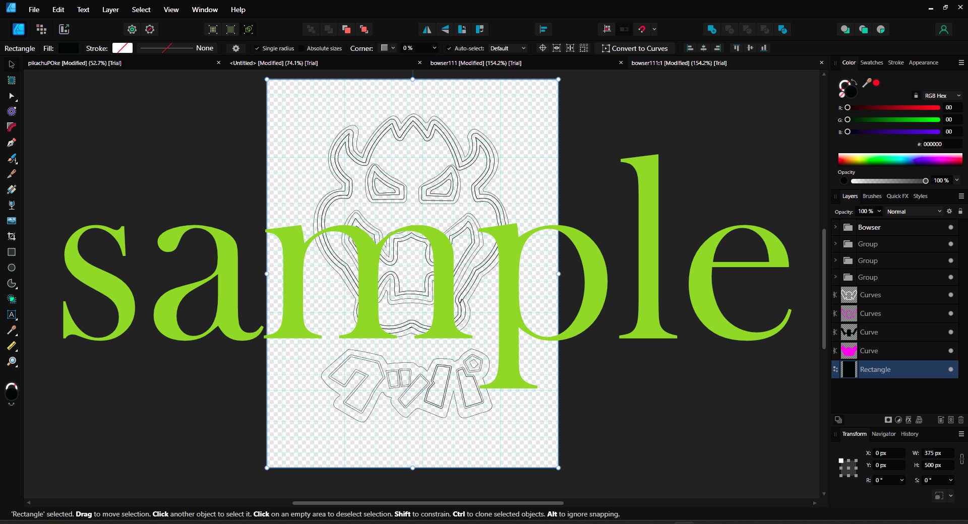 Bowser Neon Lights SVG PDF JPEG - Etsy