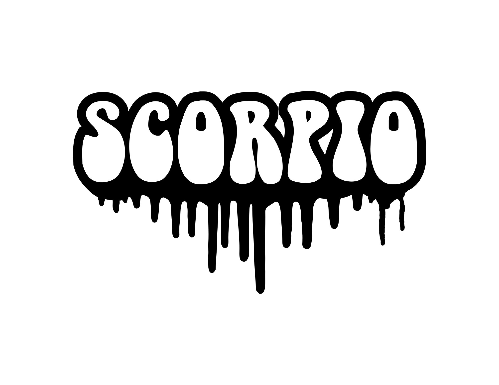 Scorpio Zodiac Sign Vinyl Decal - Etsy