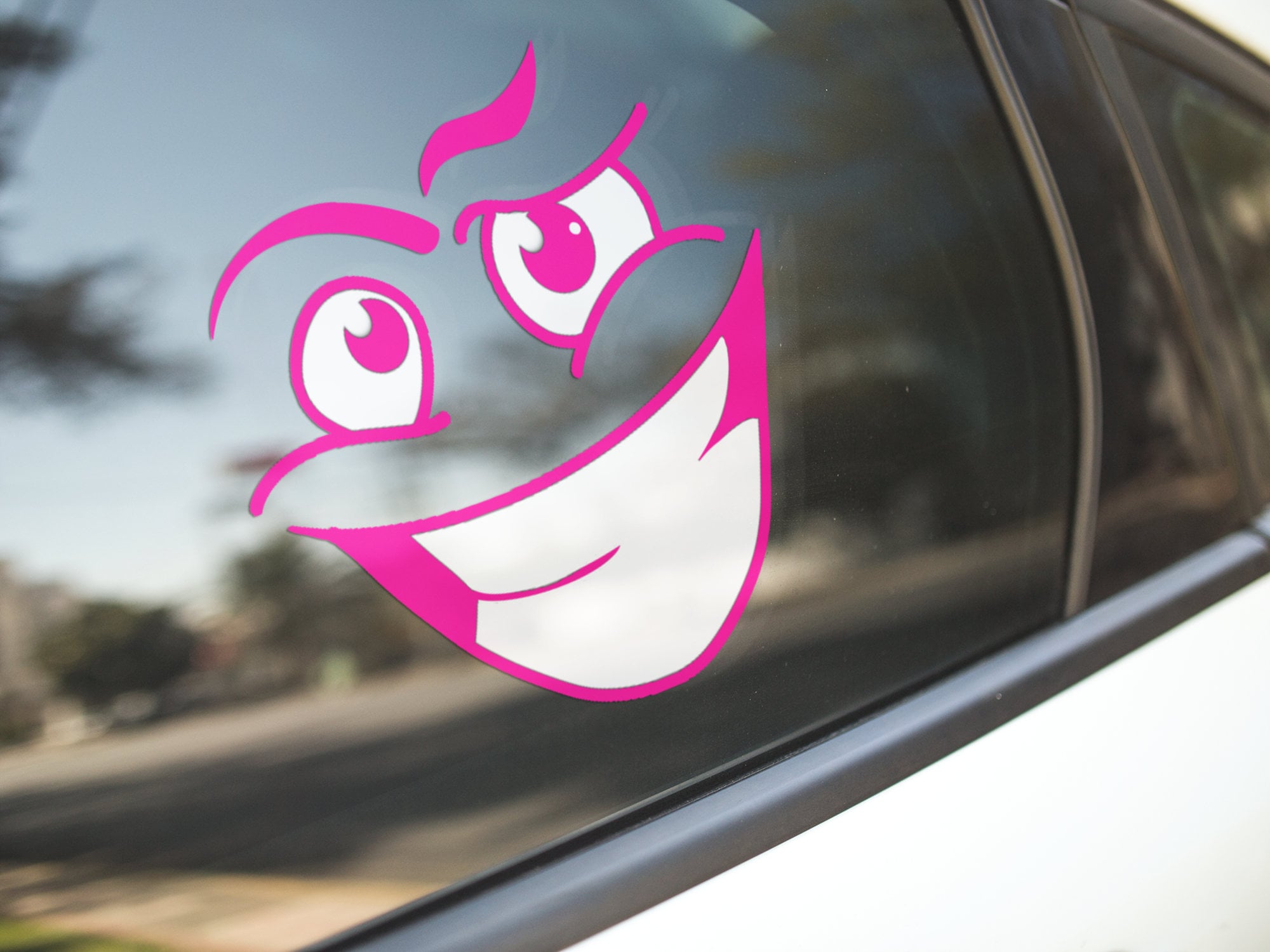 Cartoon Faces Vinyl Decal Sticker - Etsy