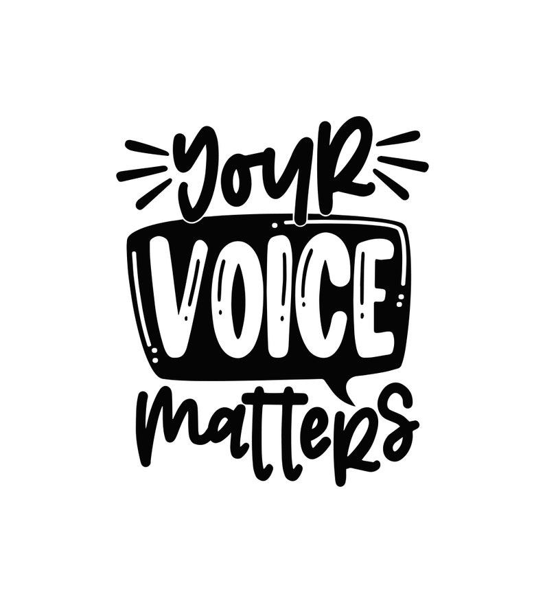 Your Voice Matters Inspirational Vinyl Decal Sticker - Etsy