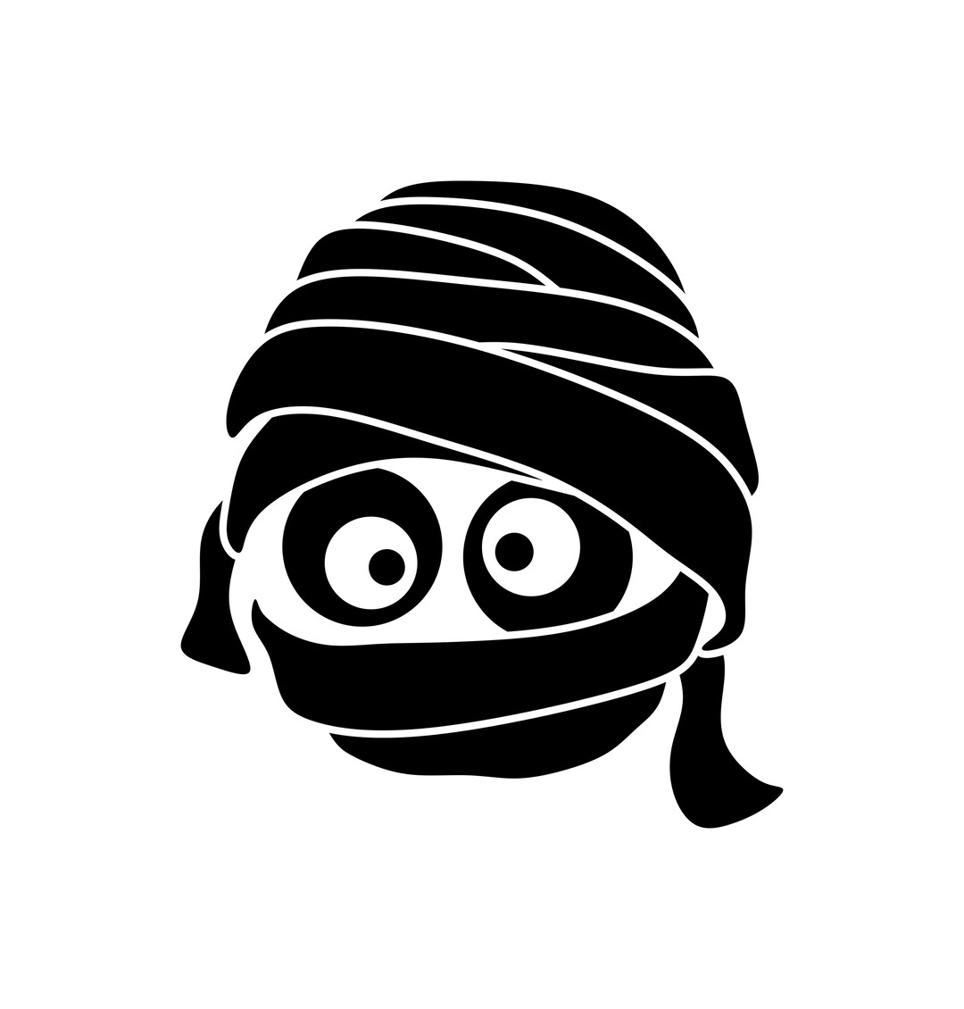 Spooky Halloween Mummy Head Vinyl Decal Halloween Decor - Etsy