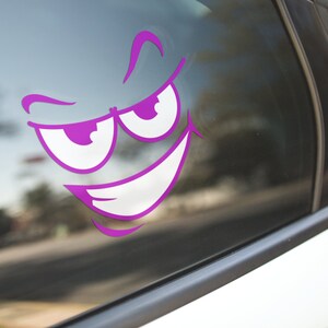 Cartoon Faces Vinyl Decal Sticker - Etsy