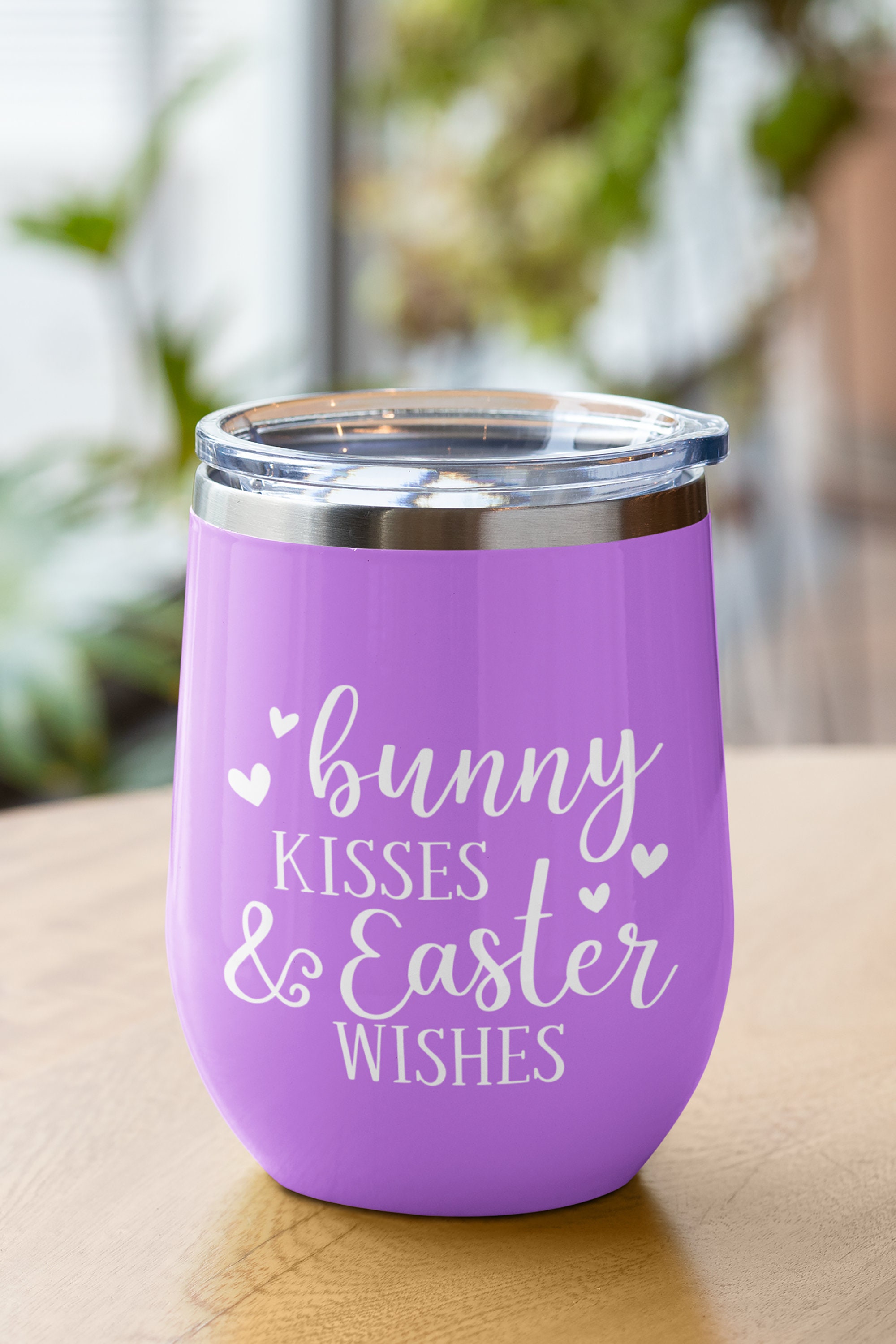 Bunny Kisses Easter Wishes Holiday Vinyl Decal Sticker - Etsy