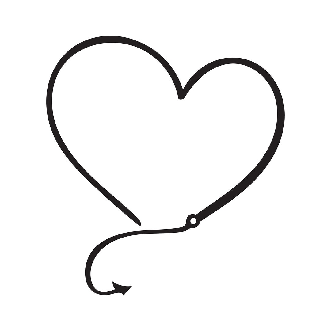 Hook Heart Fishing Vinyl Decal Sticker - Etsy