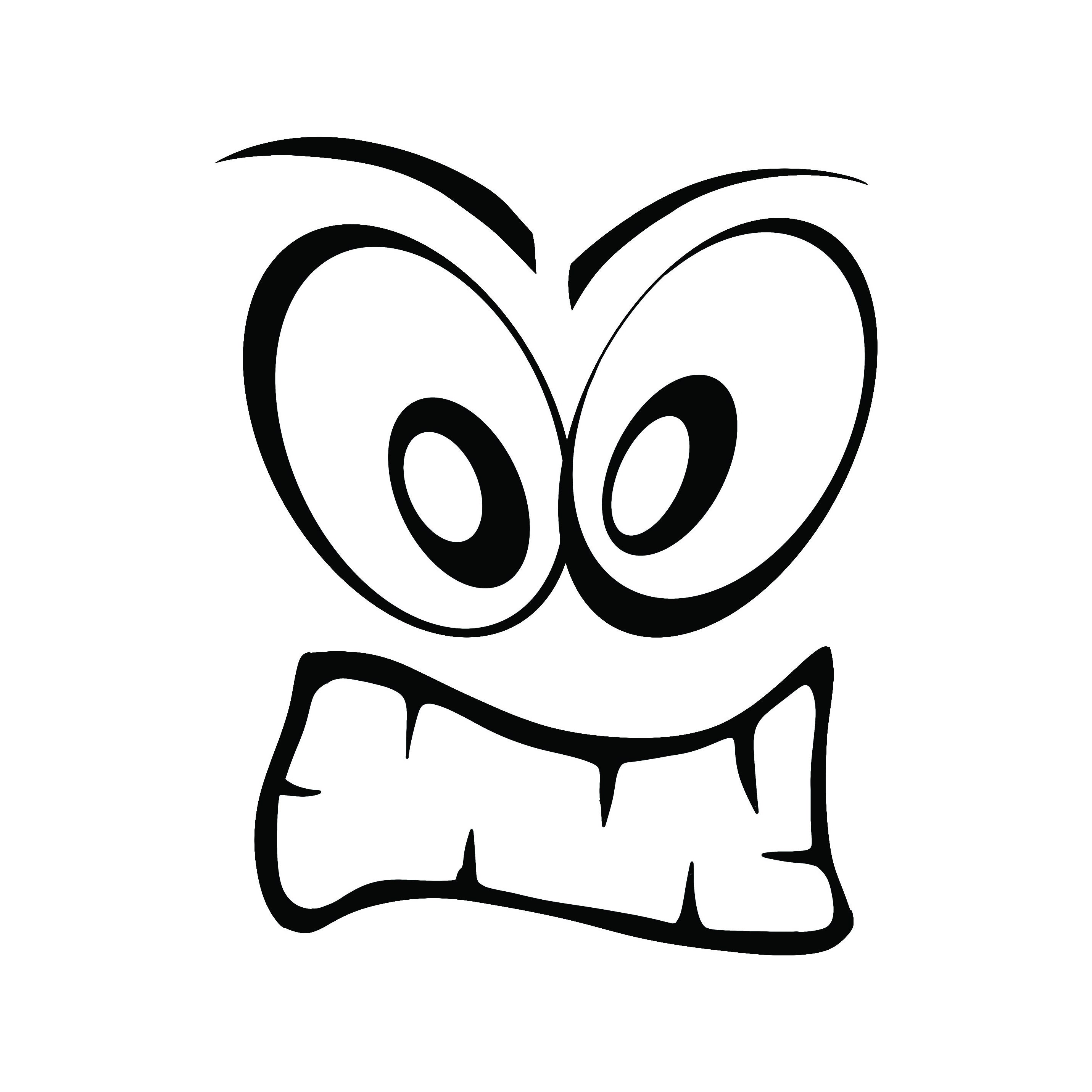 Cartoon Faces Vinyl Decal Sticker - Etsy