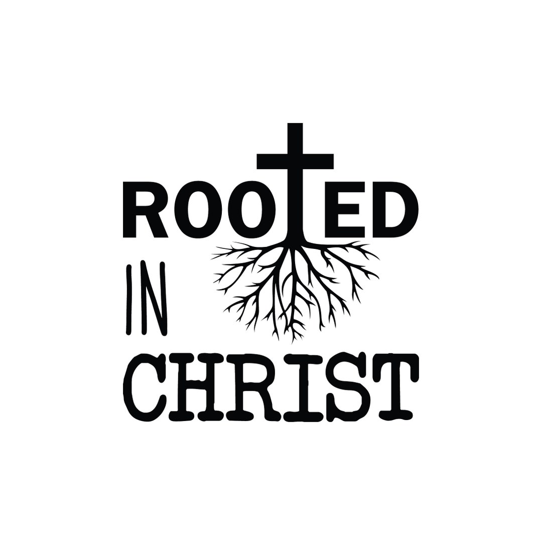Rooted in Christ Vinyl Decal Sticker - Etsy