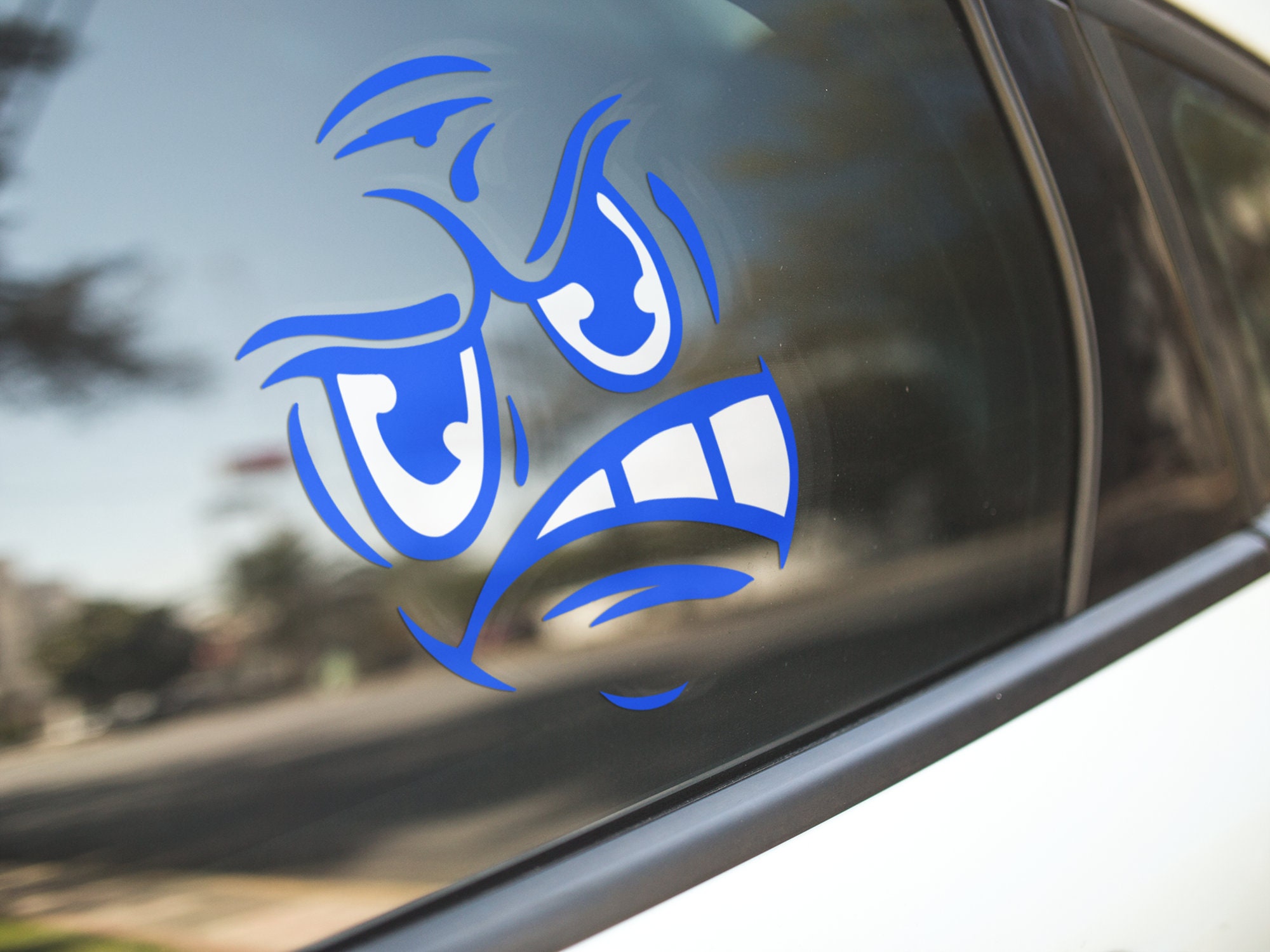 Cartoon Faces Vinyl Decal Sticker - Etsy