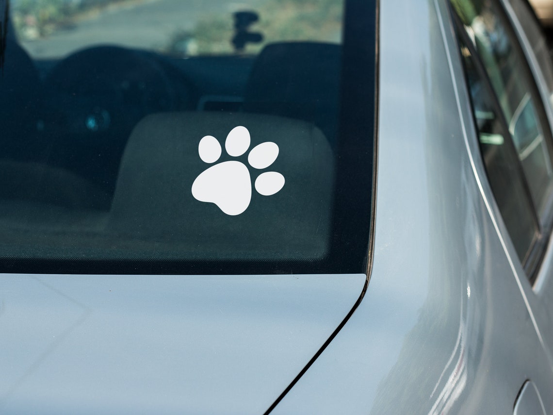 Dog Paw Vinyl Decal Sticker - Etsy