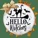 Hello Witches Halloween Vinyl Decal Sticker - Etsy