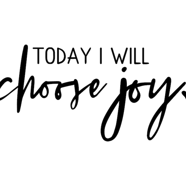 Choose Joy Sign - Etsy