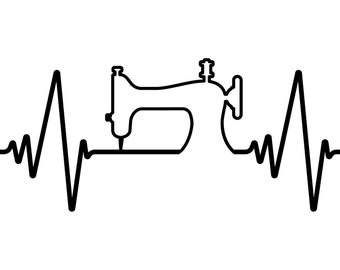 Wall Decals Sewing Machine Decal Vinyl Sticker Sewing Studio Decor Home ...