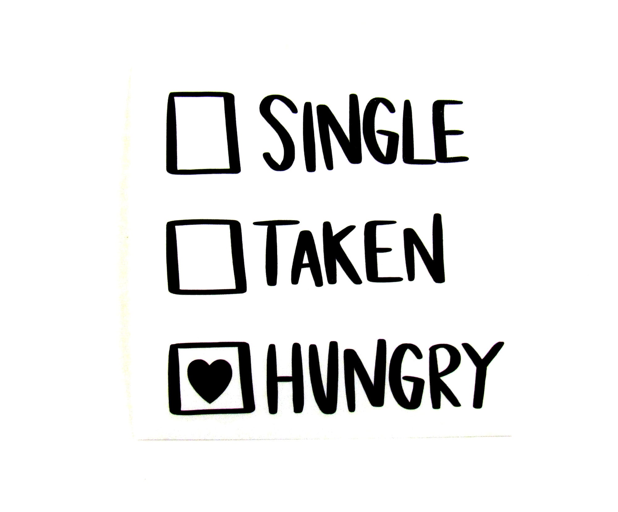 Hungry Phrases Vinyl Decal Sticker - Etsy