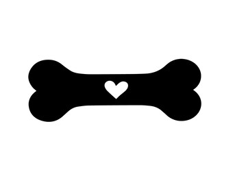 Dog Bone Vinyl Decal Sticker - Etsy