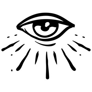 The Eye Vinyl Decal Sticker - Etsy