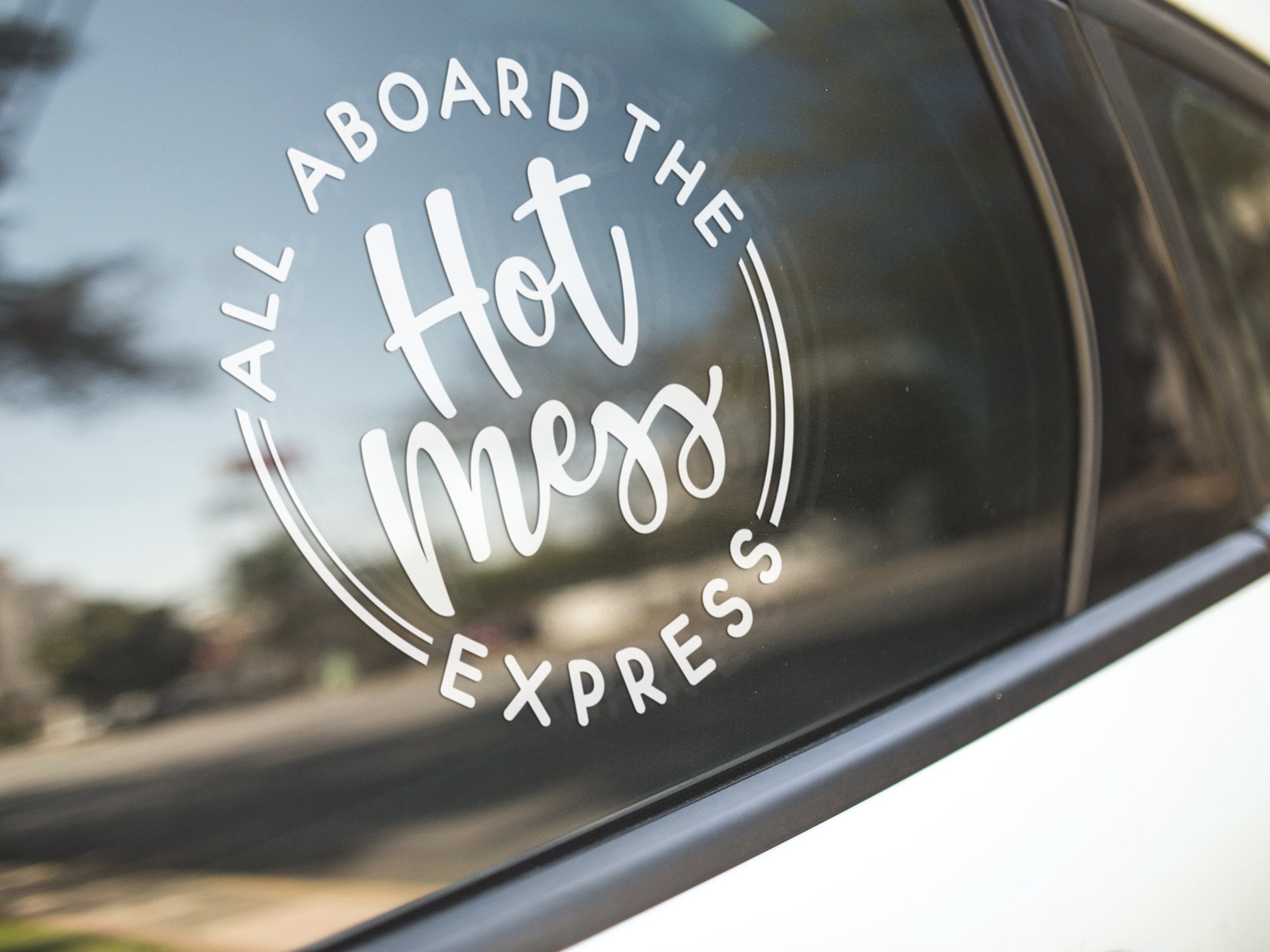 Hot Mess Express Vinyl Decal Bumper Sticker - Etsy