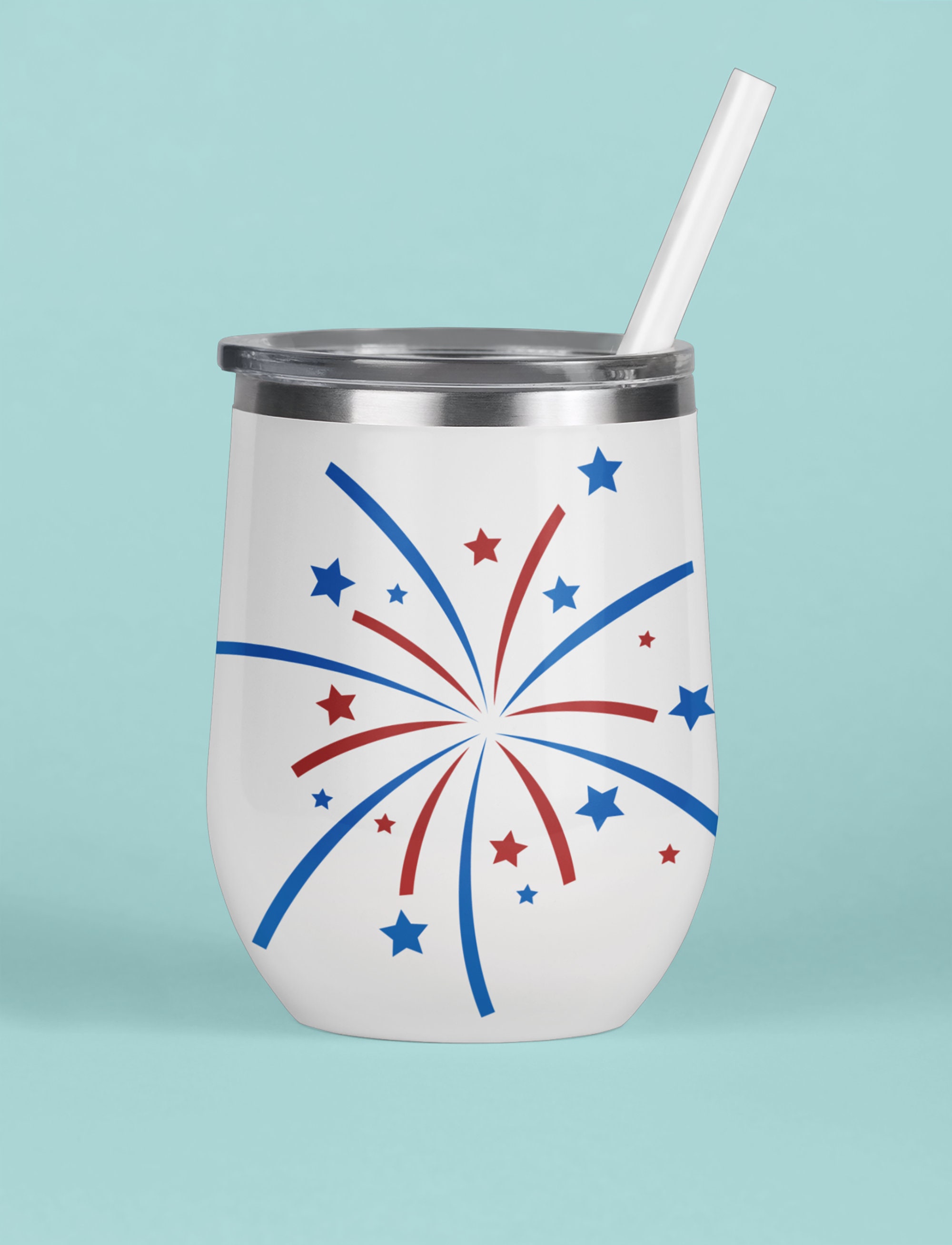 Fireworks July 4th Patriotic Vinyl Car Decal Bumper Sticker - Etsy