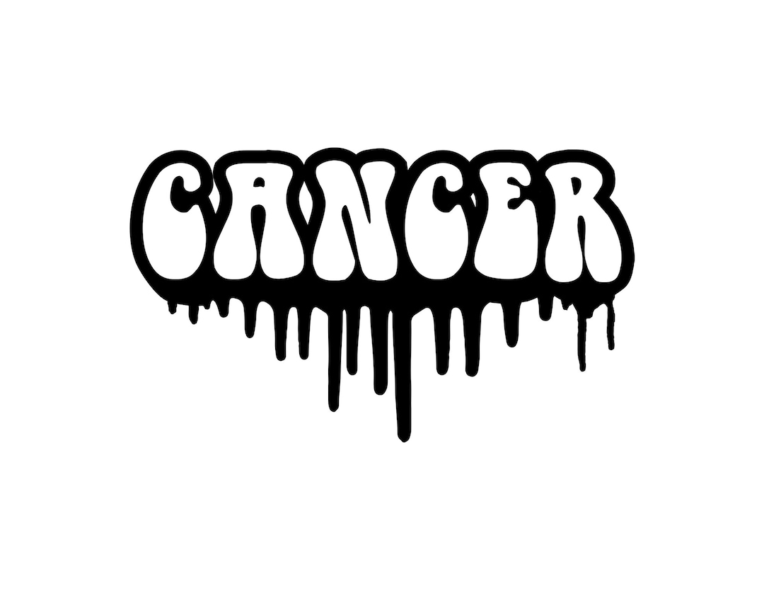 Cancer Zodiac Sign Vinyl Decal - Etsy