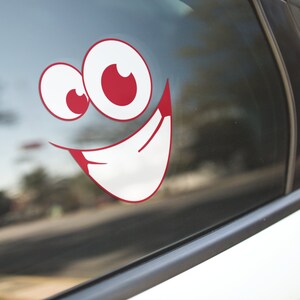 Cartoon Faces Vinyl Decal Sticker - Etsy