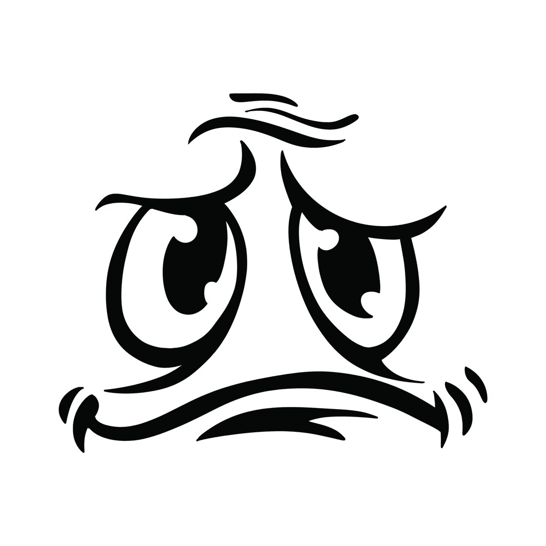 Cartoon Faces Vinyl Decal Sticker - Etsy