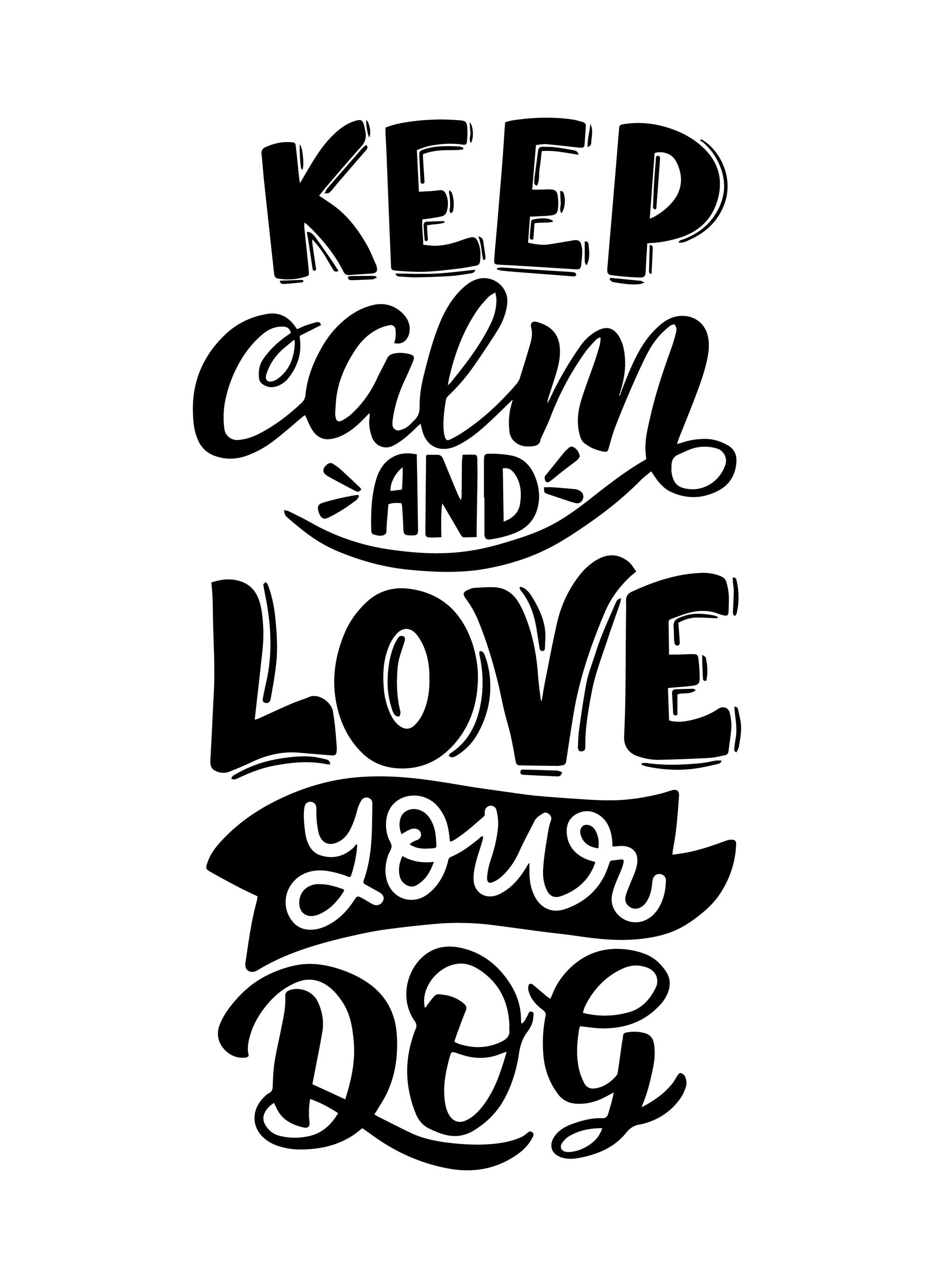 Keep Calm Dogs Vinyl Decal Sticker - Etsy