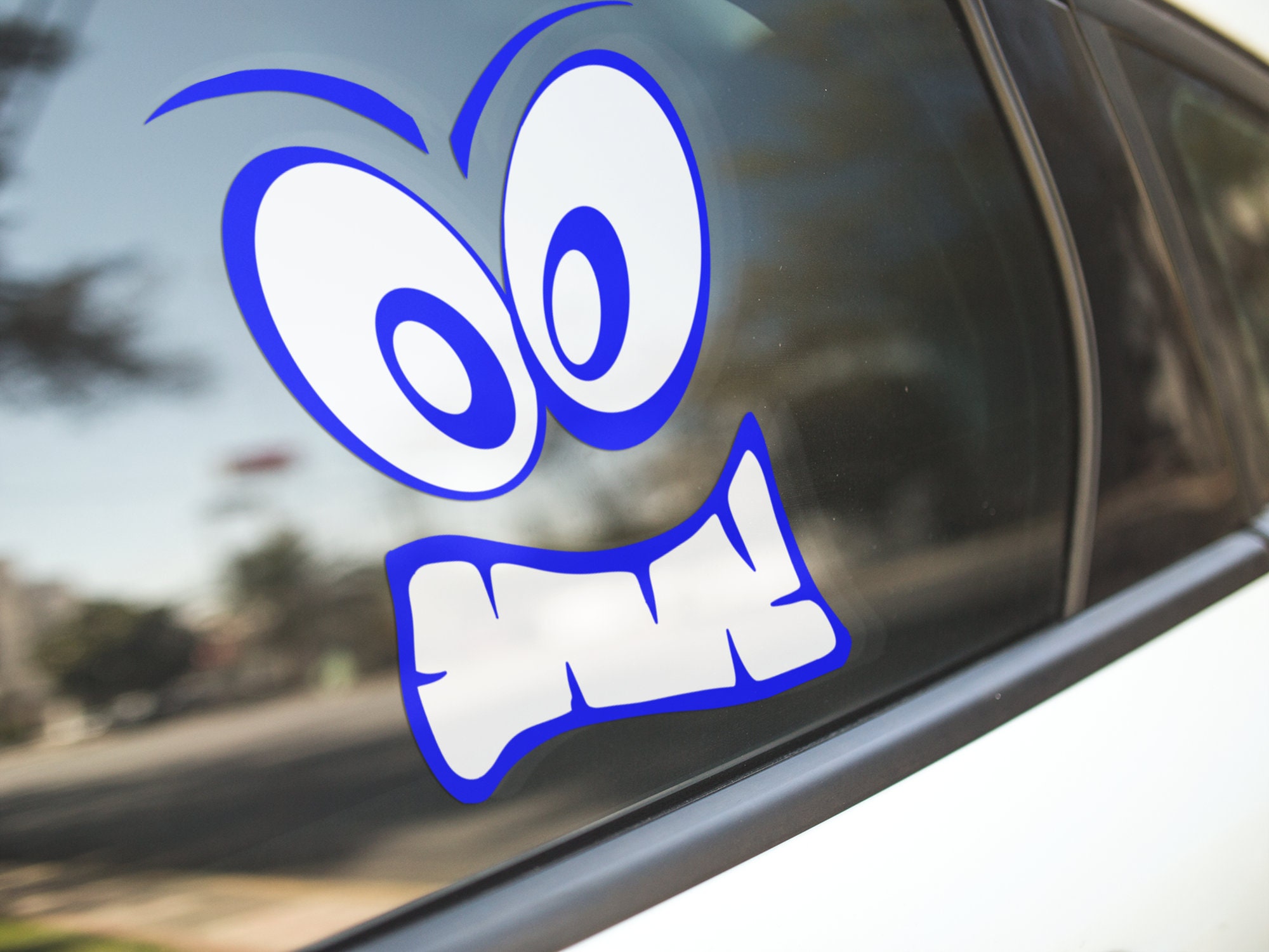 Cartoon Faces Vinyl Decal Sticker - Etsy
