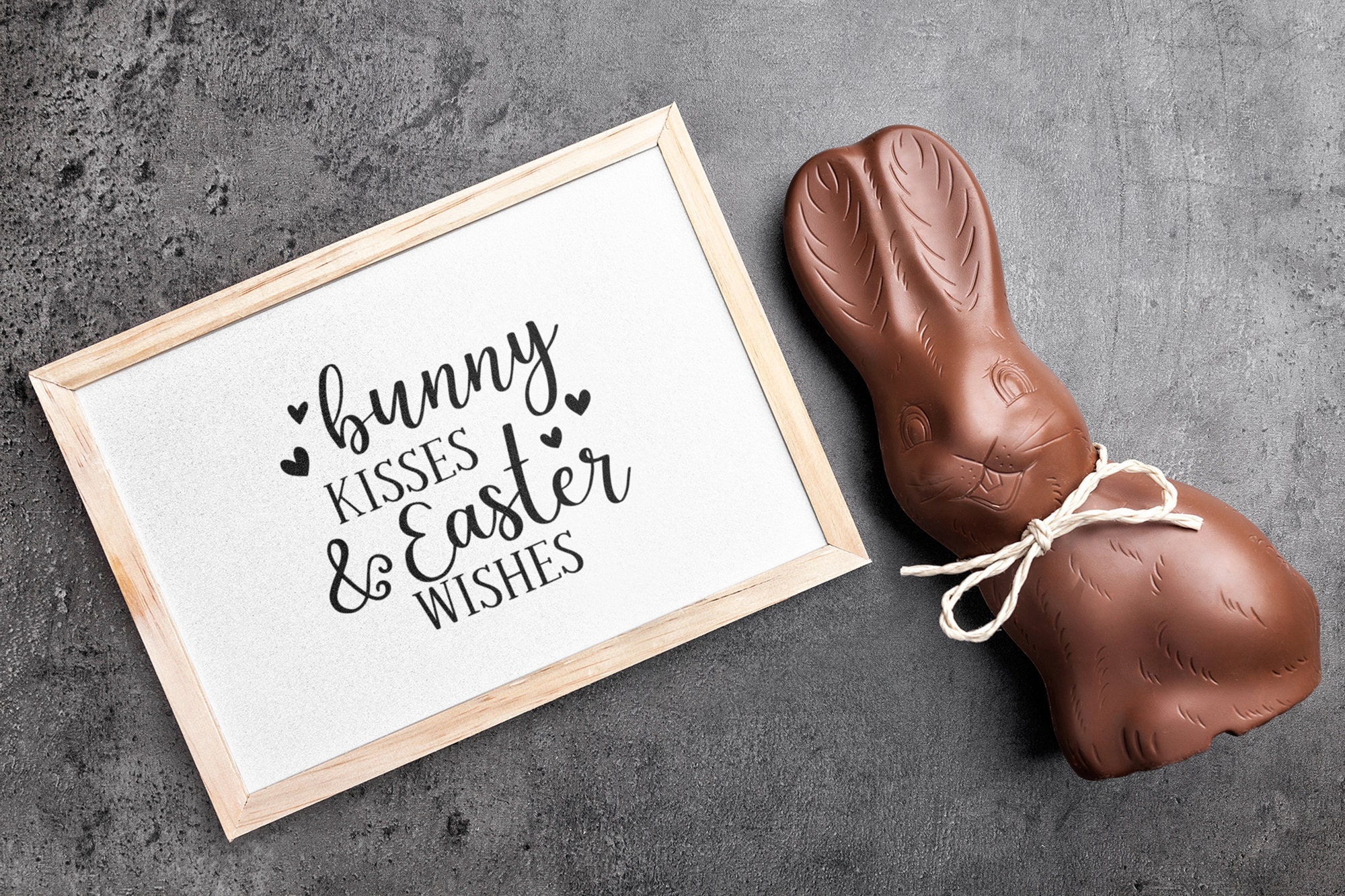 Bunny Kisses Easter Wishes Holiday Vinyl Decal Sticker - Etsy