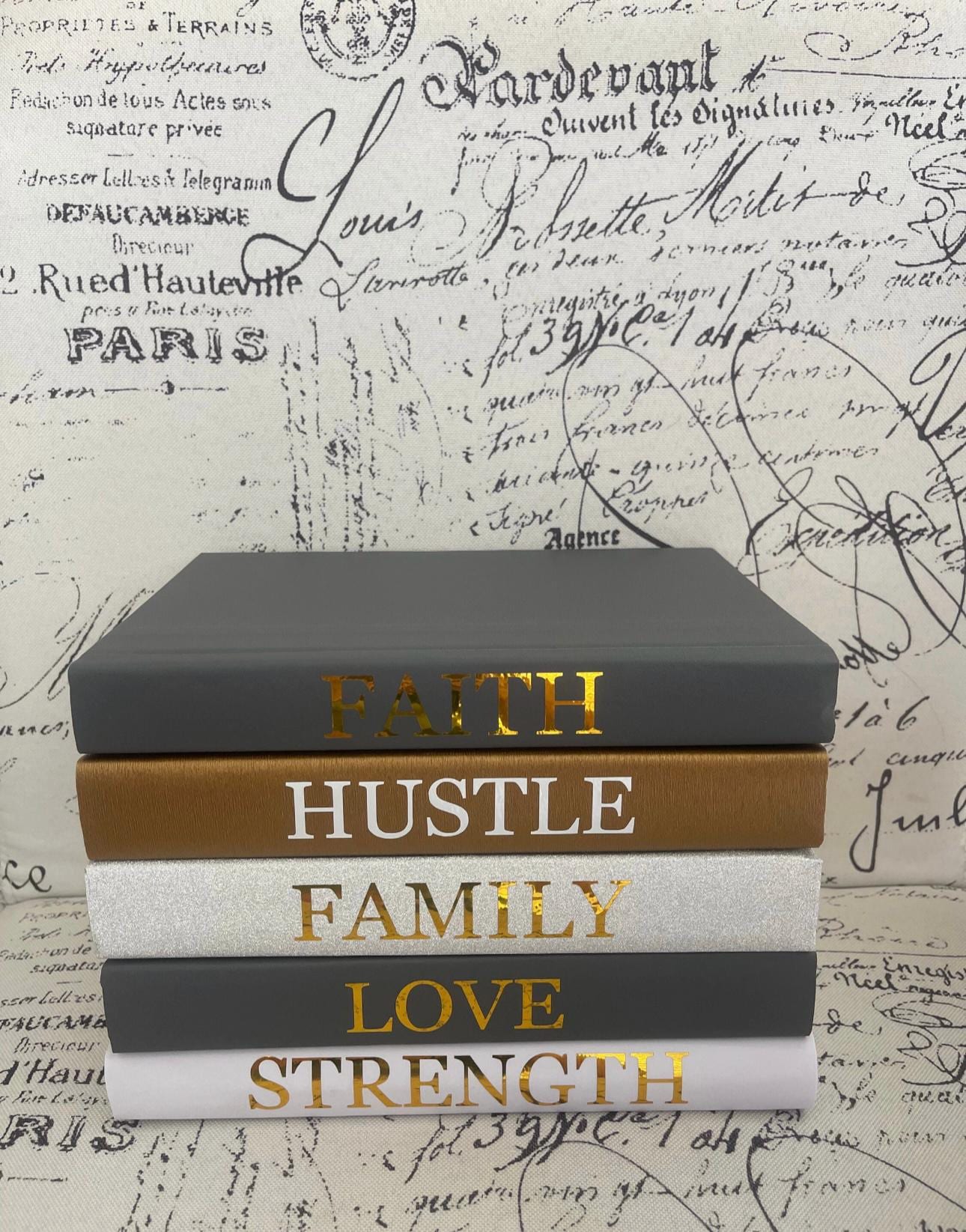 5 Set of Books | Customizable Book Stack | Fashion Books | Glam Decor ...