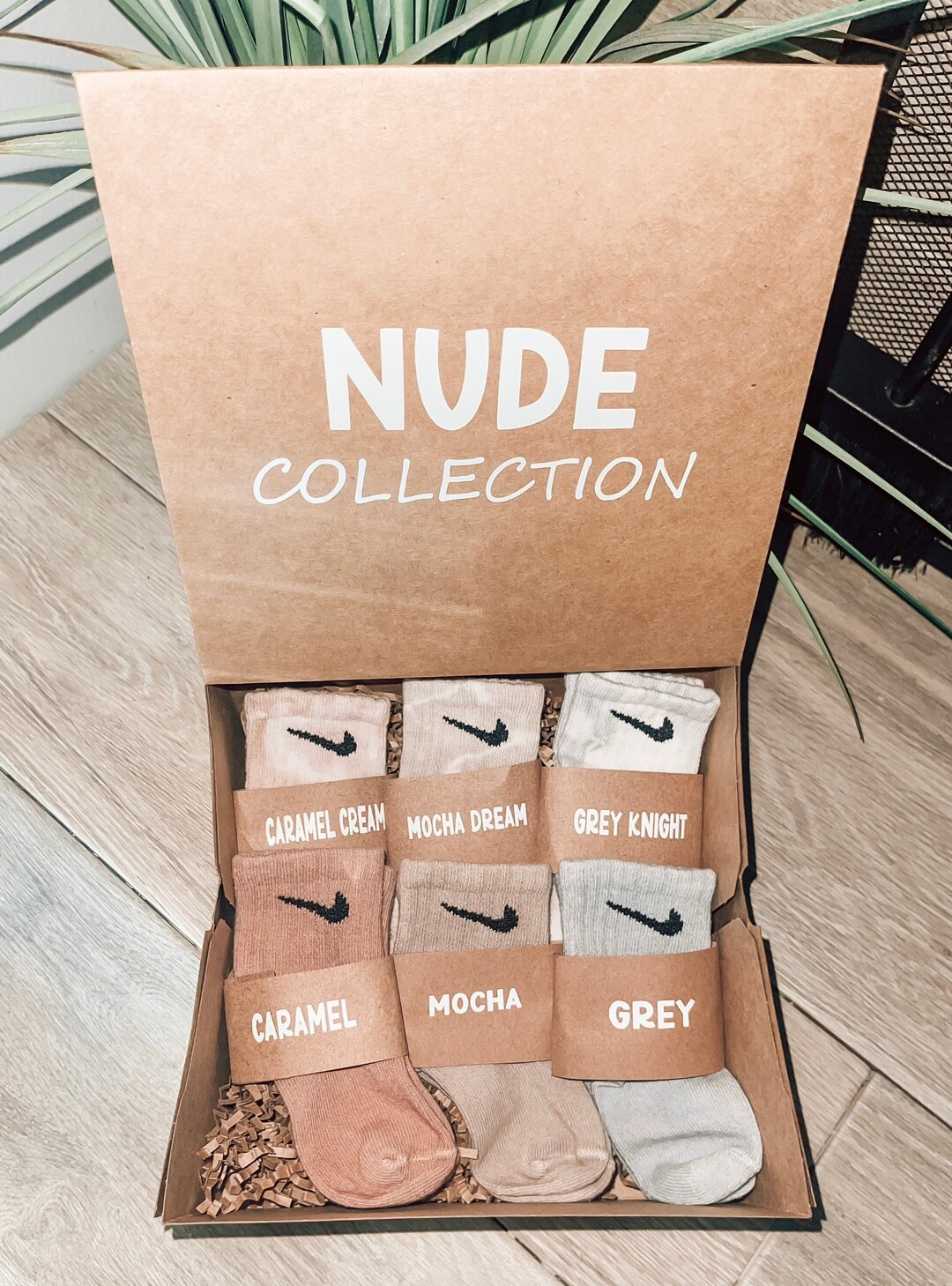 Adult and Baby Neutral Tones, Earth Tones 3 Pack Nike Solid Dye Socks ...