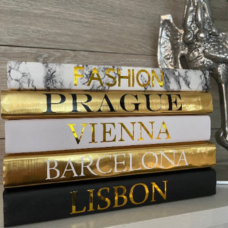 Fashion Books Stack - Etsy