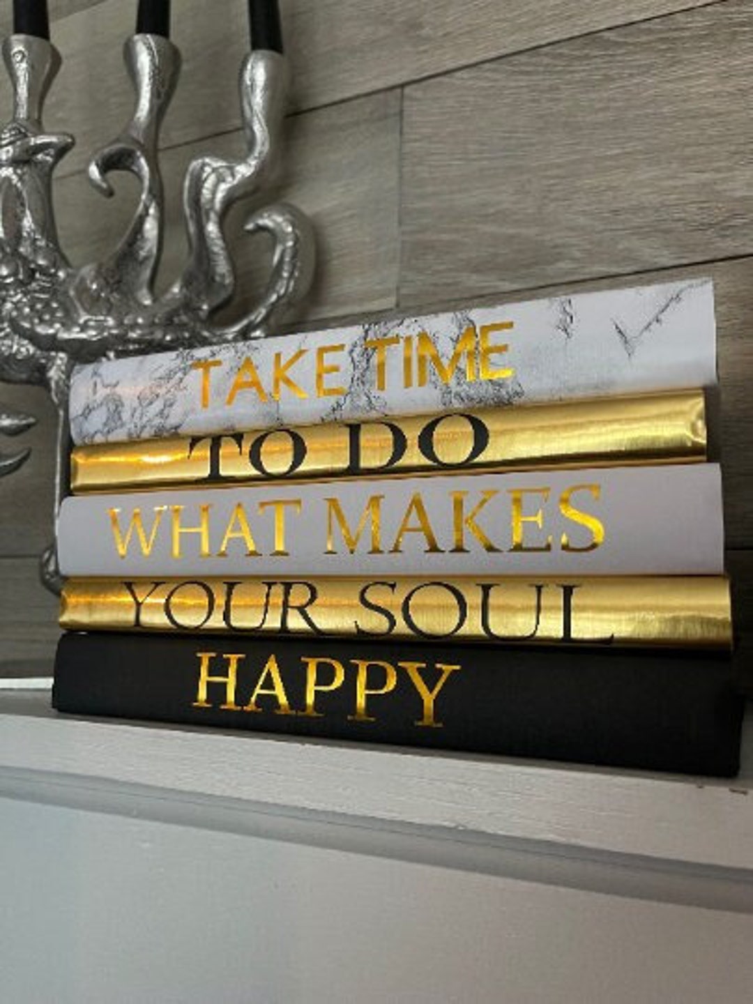 5 Set of Books | Customizable Book Stack | Fashion Books | Glam Decor ...