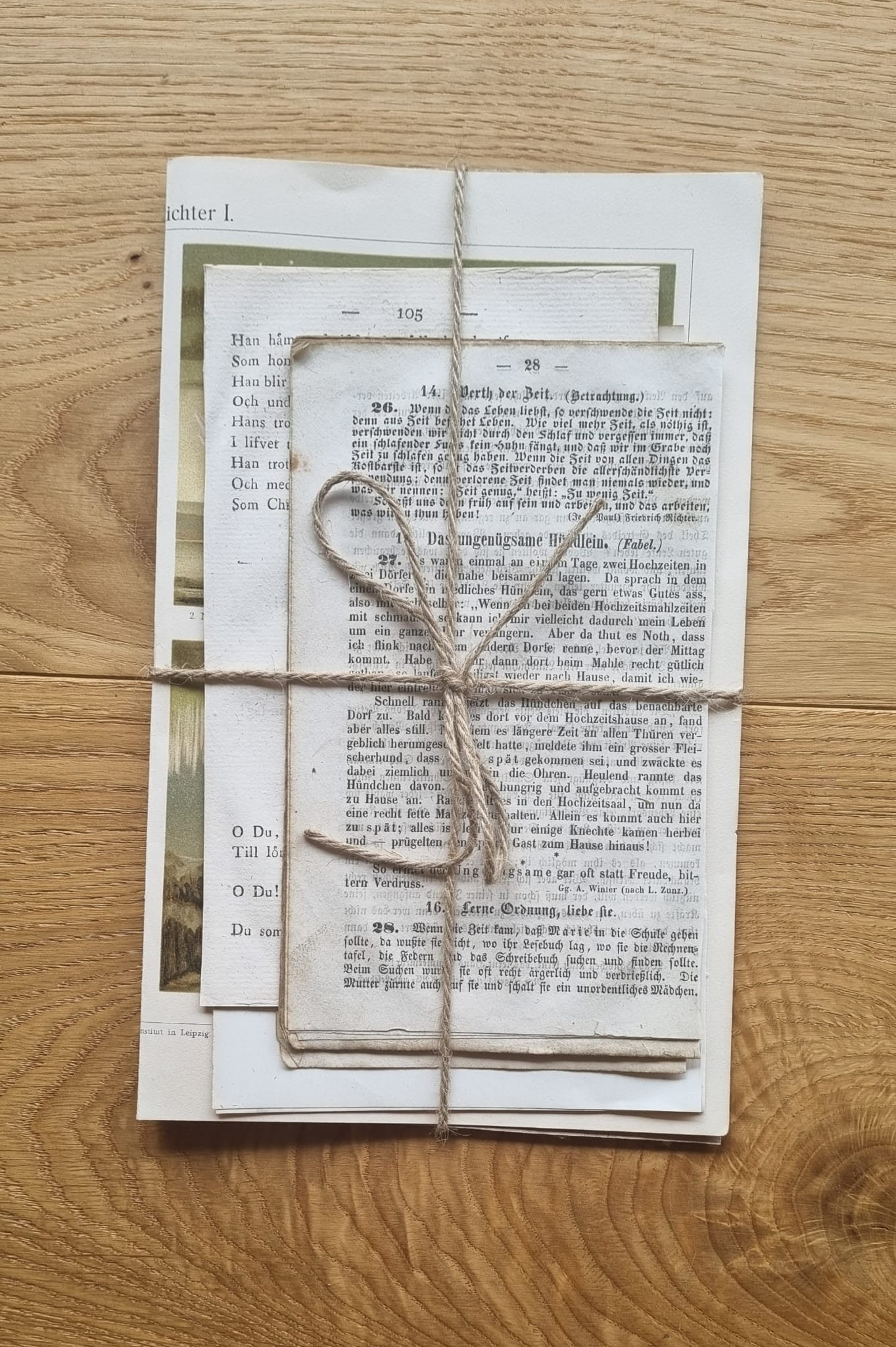 50 Antique Orginal Old Book Pages Pack for Crafting, Junk Scrapbook ...