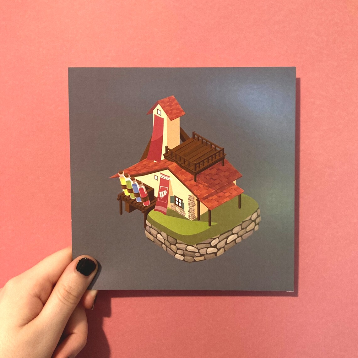 BOTW Dye Shop 6x6 Square Print - Etsy