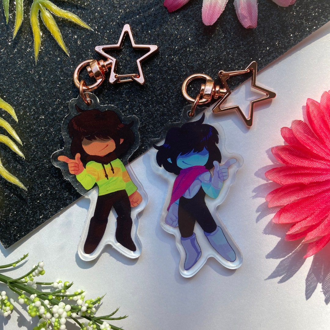 Two-sided Deltarune Kris 2.5in Acrylic Keychain - Etsy