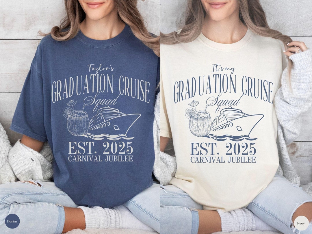 Custom Graduation Cruise Shirt, Family Graduation Cruise T-shirts ...