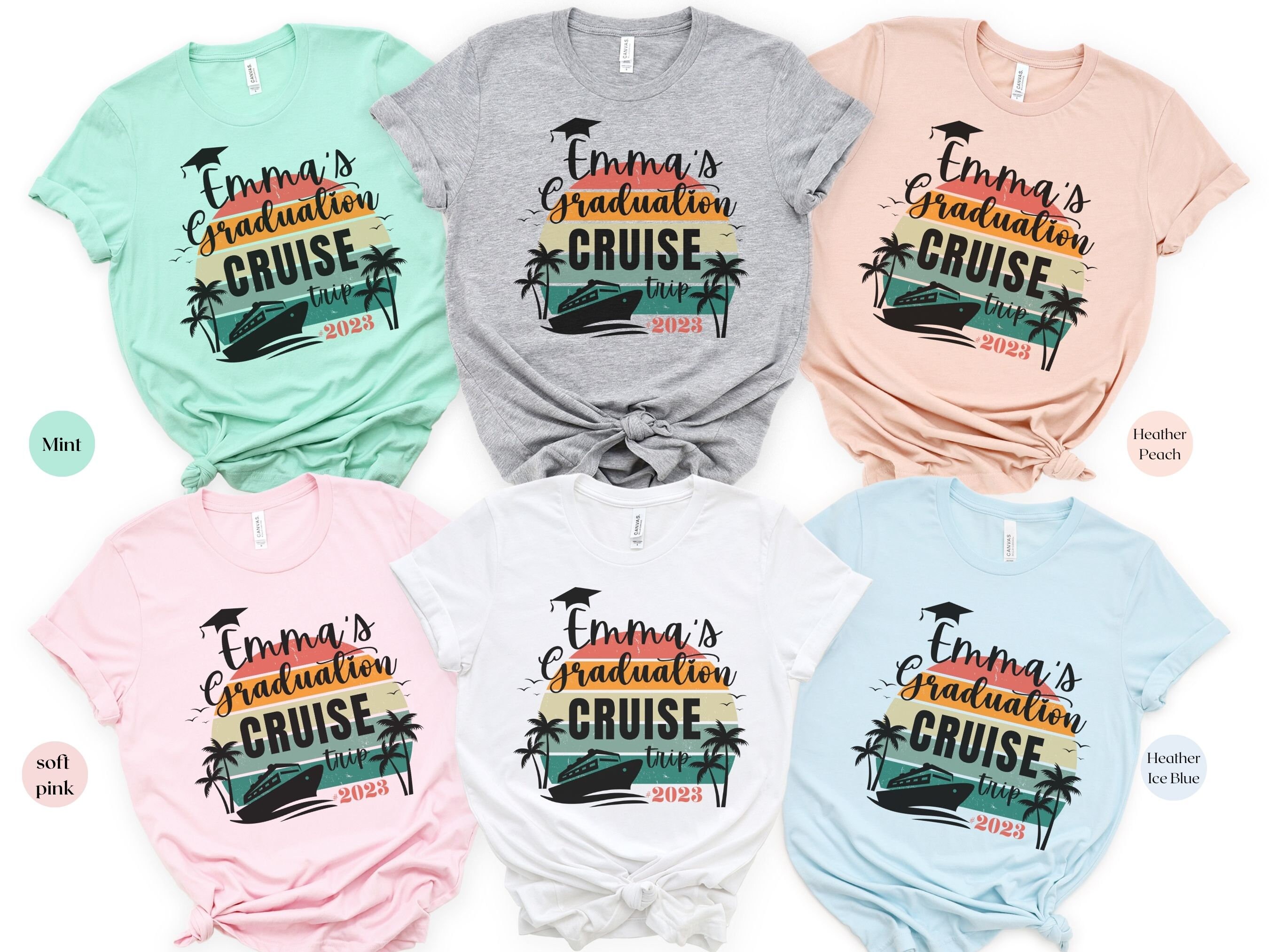 Personalized Graduation Cruise 2023 Shirts, Graduation Cruise Shirts ...
