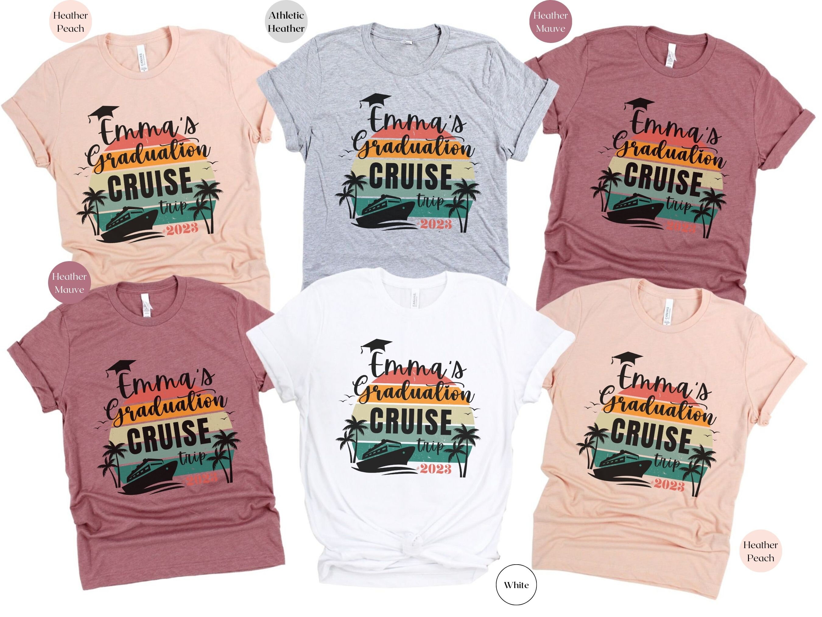Personalized Graduation Cruise 2023 Shirts, Graduation Cruise Shirts ...