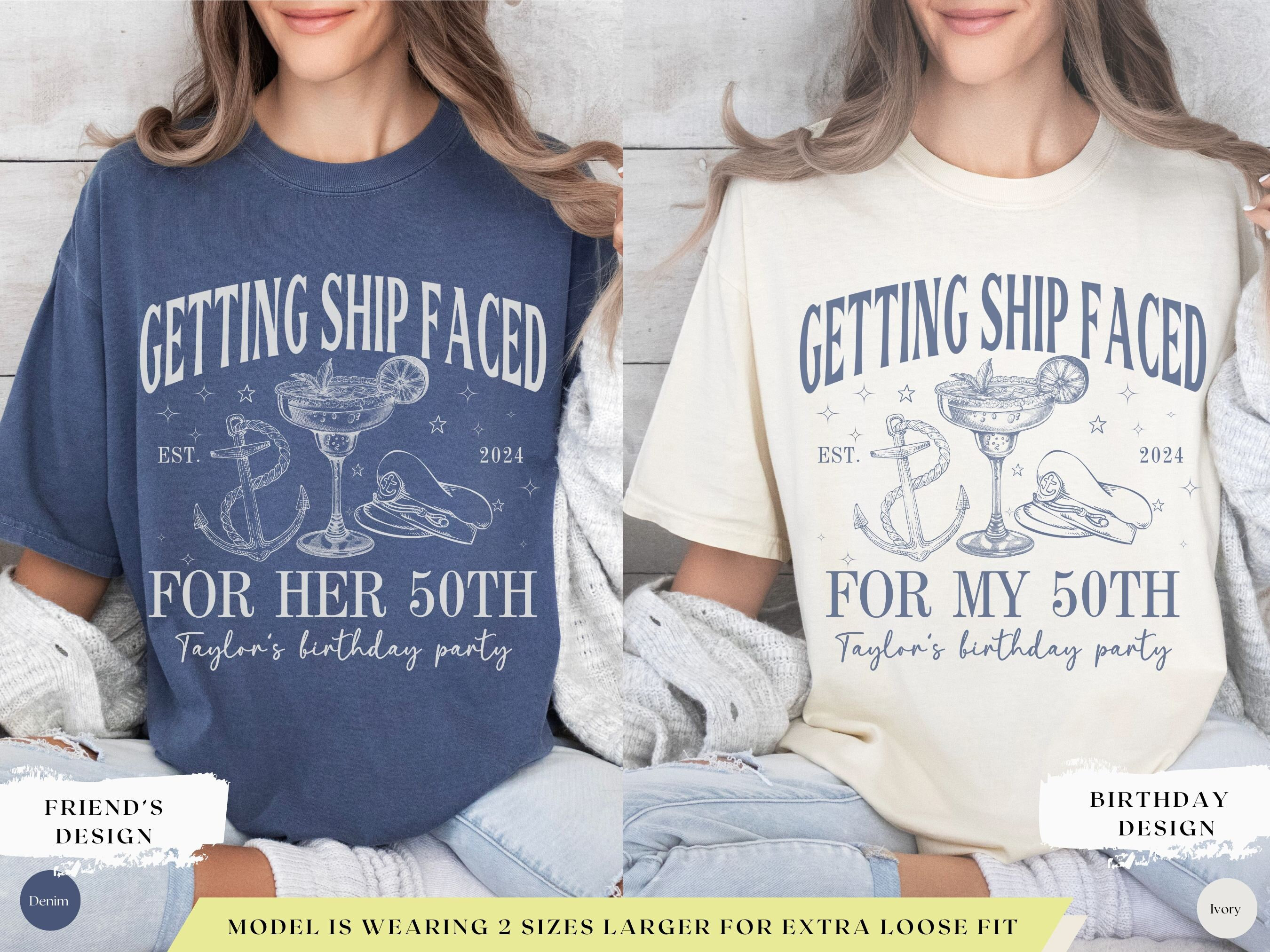Personalized 50th Birthday Cruise, 50th Birthday Cruise Shirts ...