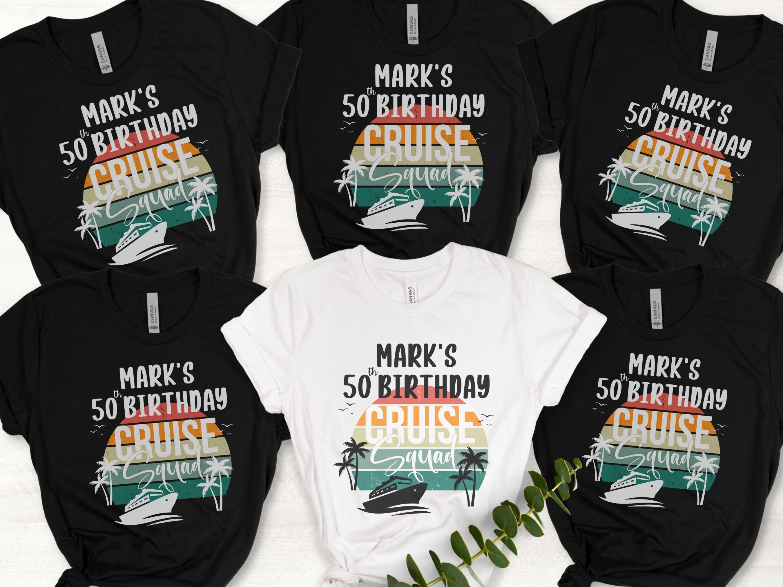 Personalized 50th Birthday Cruise, 50th Birthday Cruise Shirts, 50th ...