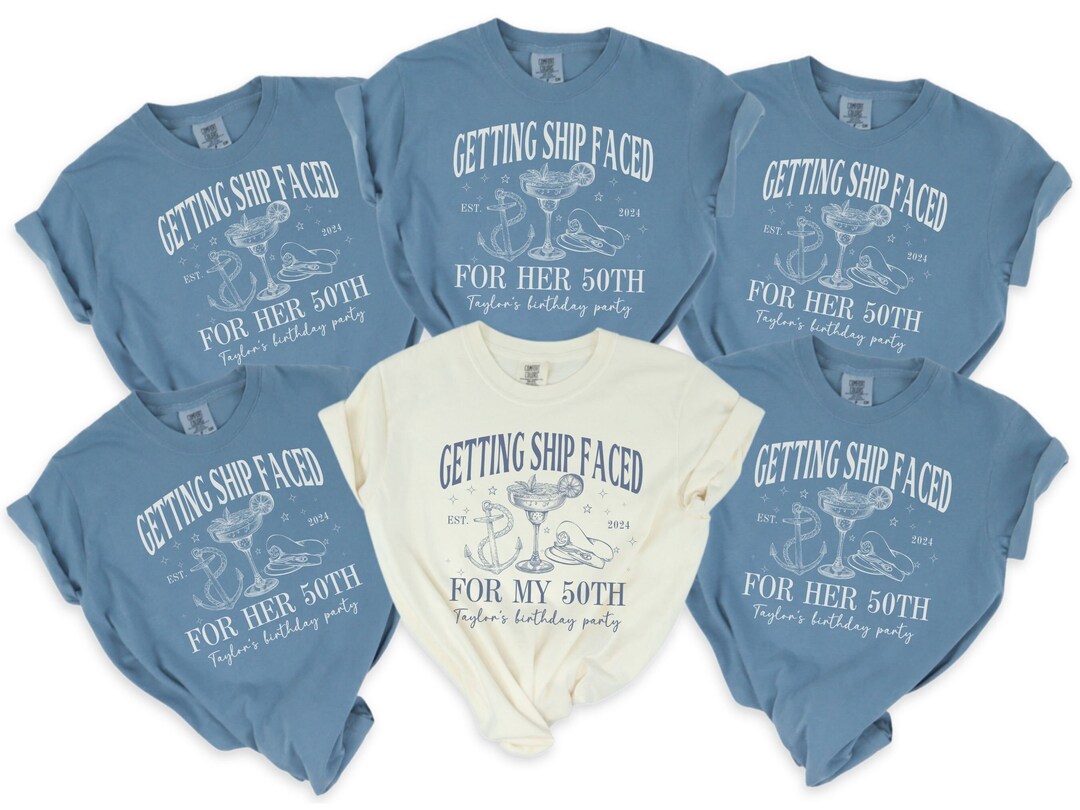 Personalized 50th Birthday Cruise, 50th Birthday Cruise Shirts ...